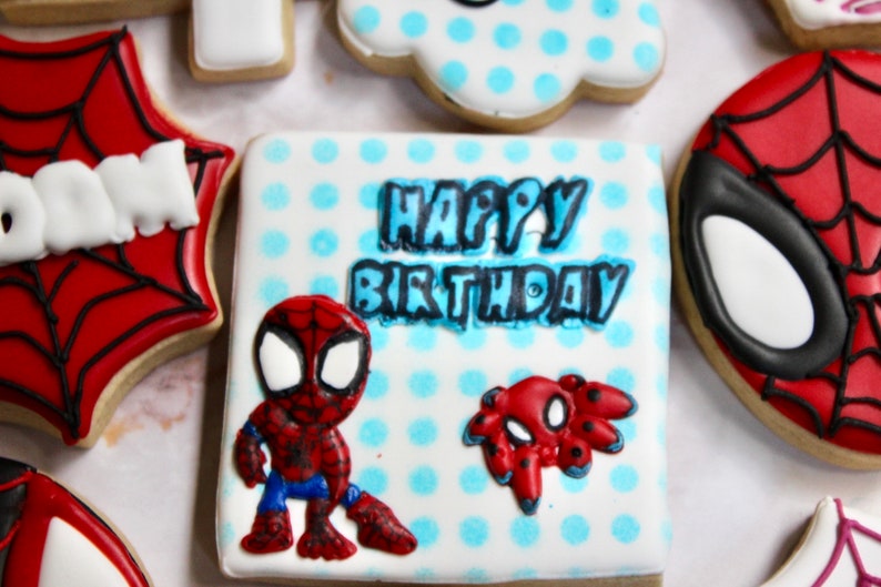Custom Spidey and His Amazing Friends Birthday Sugar Cookies. - Etsy
