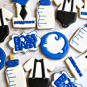 Custom Boss Baby Themed Birthday Cookies. - Etsy