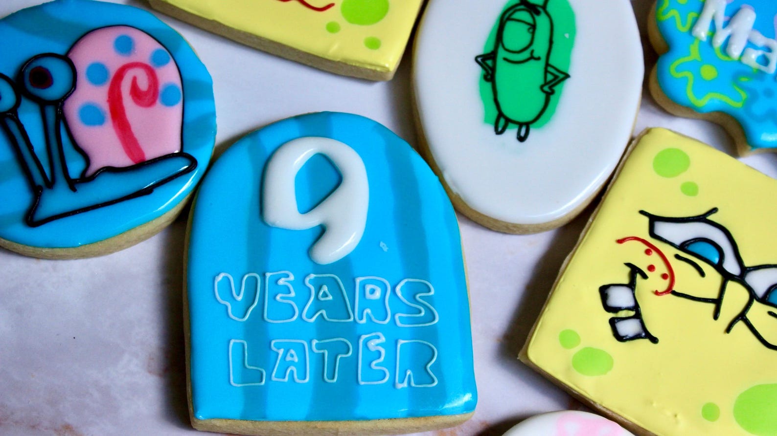 Custom Spongebob Cookies - Etsy