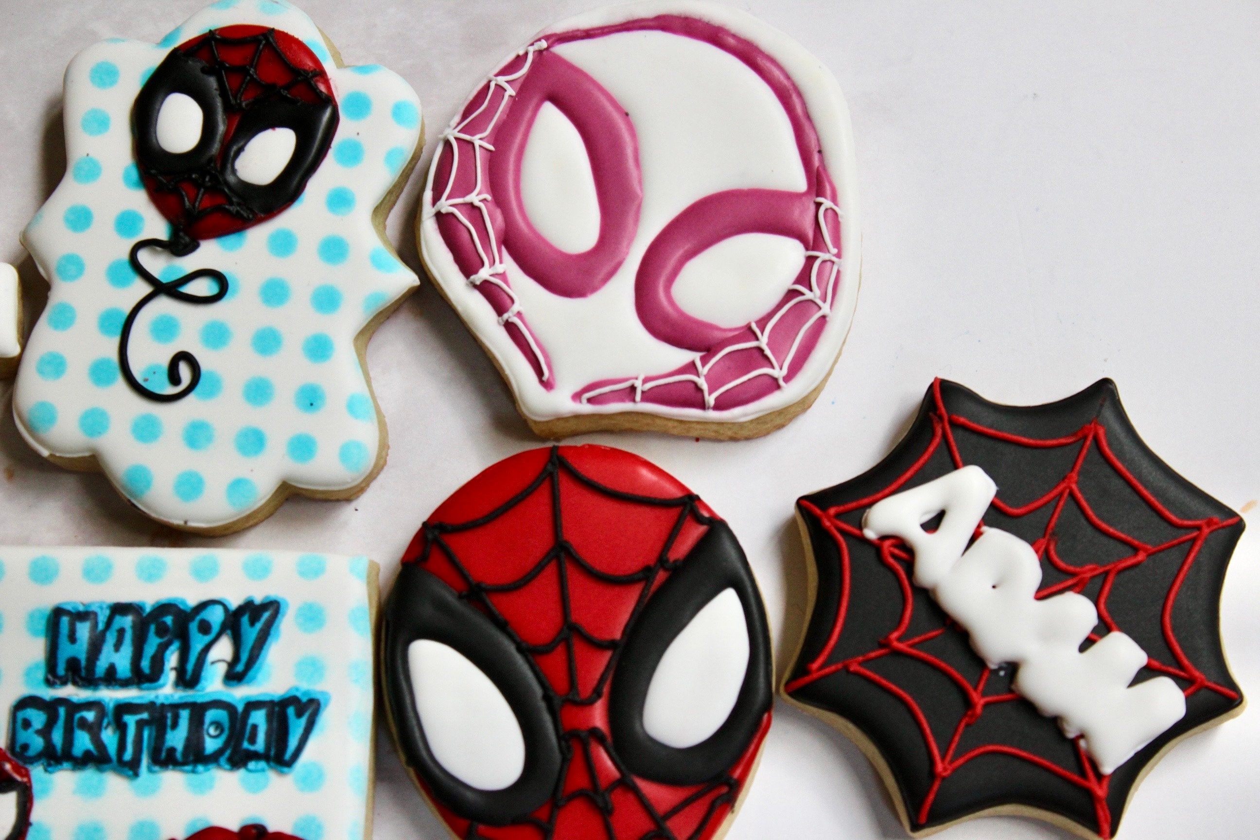 Custom Spidey and His Amazing Friends Birthday Sugar Cookies. - Etsy
