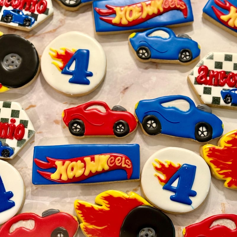 Hot Wheels Cookies - Etsy