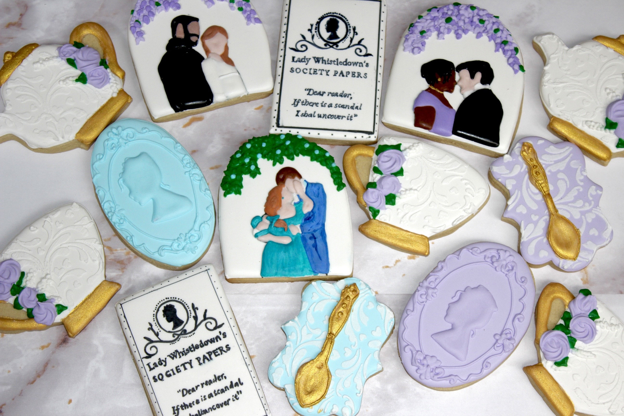 Bridgerton Themed Cookies - Etsy