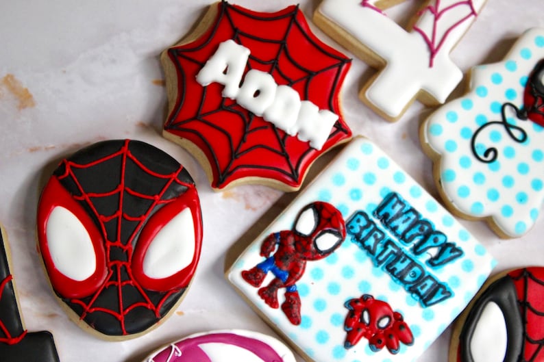 Custom Spidey and His Amazing Friends Birthday Sugar Cookies. - Etsy
