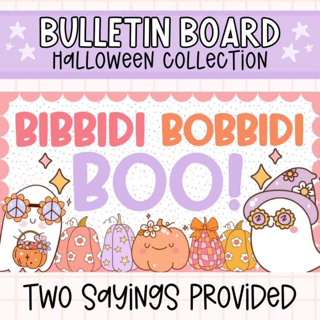 Halloween Bulletin Board, Classroom Decor, Bulletin Board, Fall ...