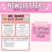 May Newsletters, End of Year Newsletter Template, Class Newsletter ...