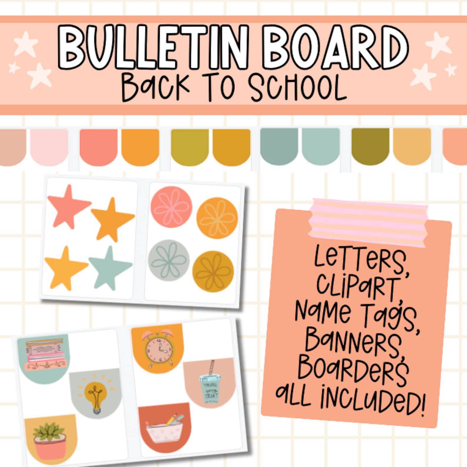 Back to School Bulletin Board, Classroom Decor, Bulletin Board, Back to ...