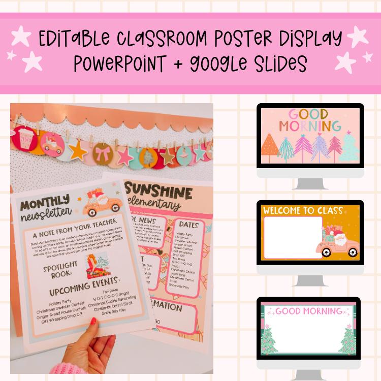 Christmas Classroom Decor Bundle, Christmas Bulletin Board, Christmas ...