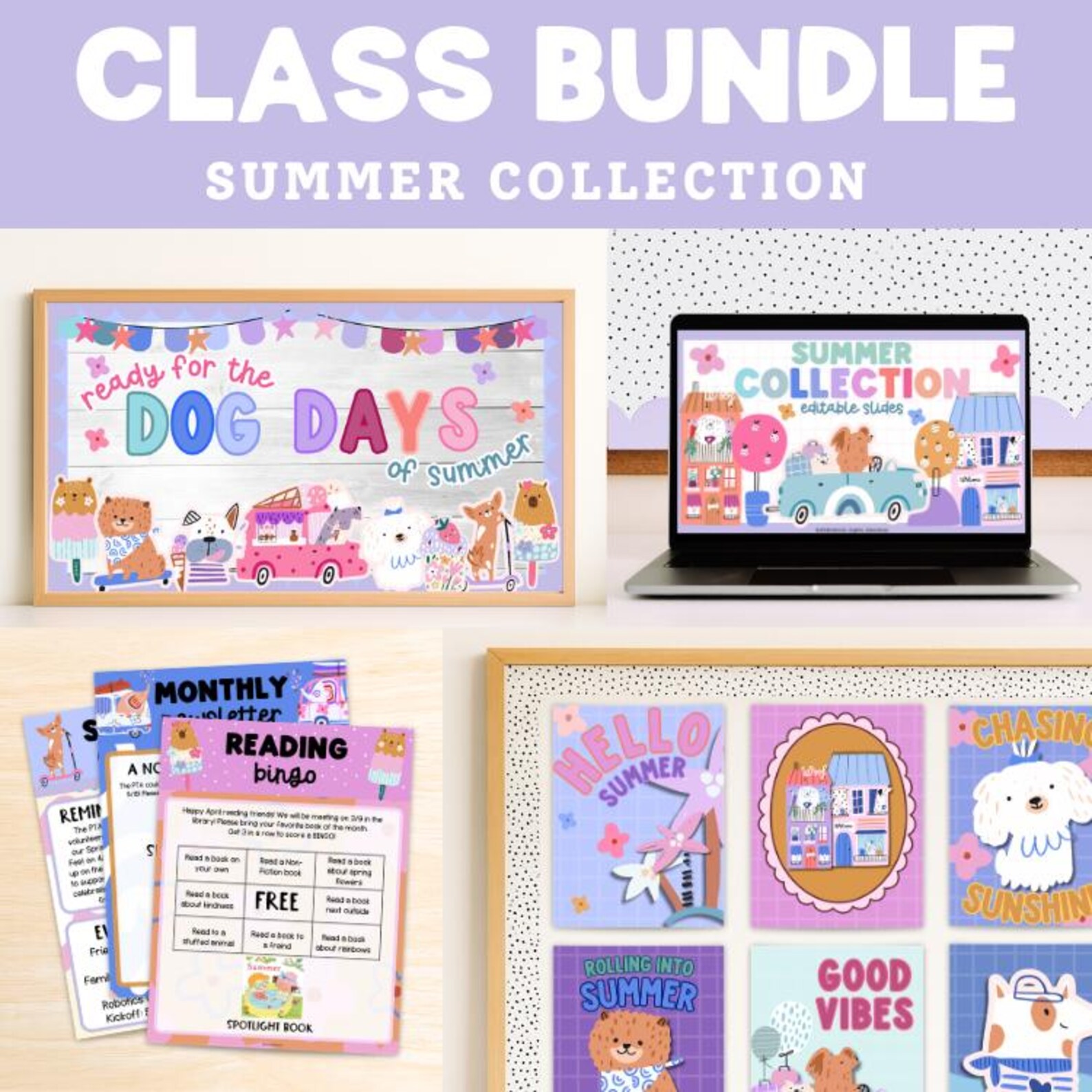Summer Classroom Decor Bundle, May Bulletin Board, Summer Posters ...