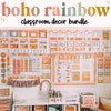 Flip Calendar, Classroom Calendar, Boho Rainbow, Classroom Organization ...