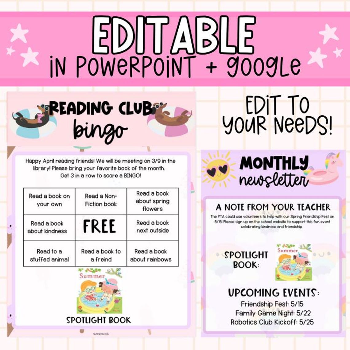 May Newsletters, End of Year Newsletter Template, Class Newsletter ...