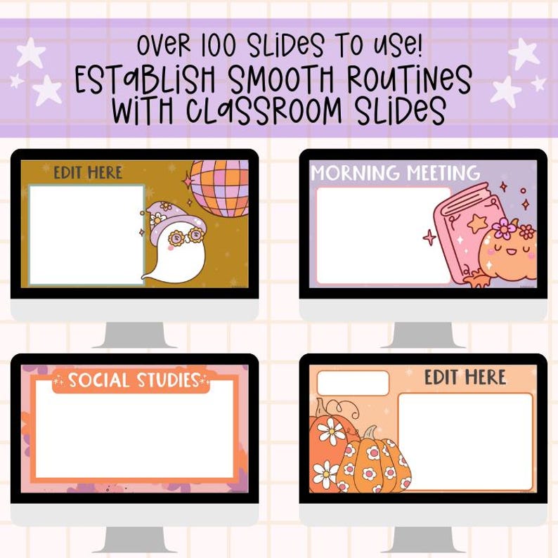 Halloween Slides, Classroom Slides, Daily Slides, Classroom ...