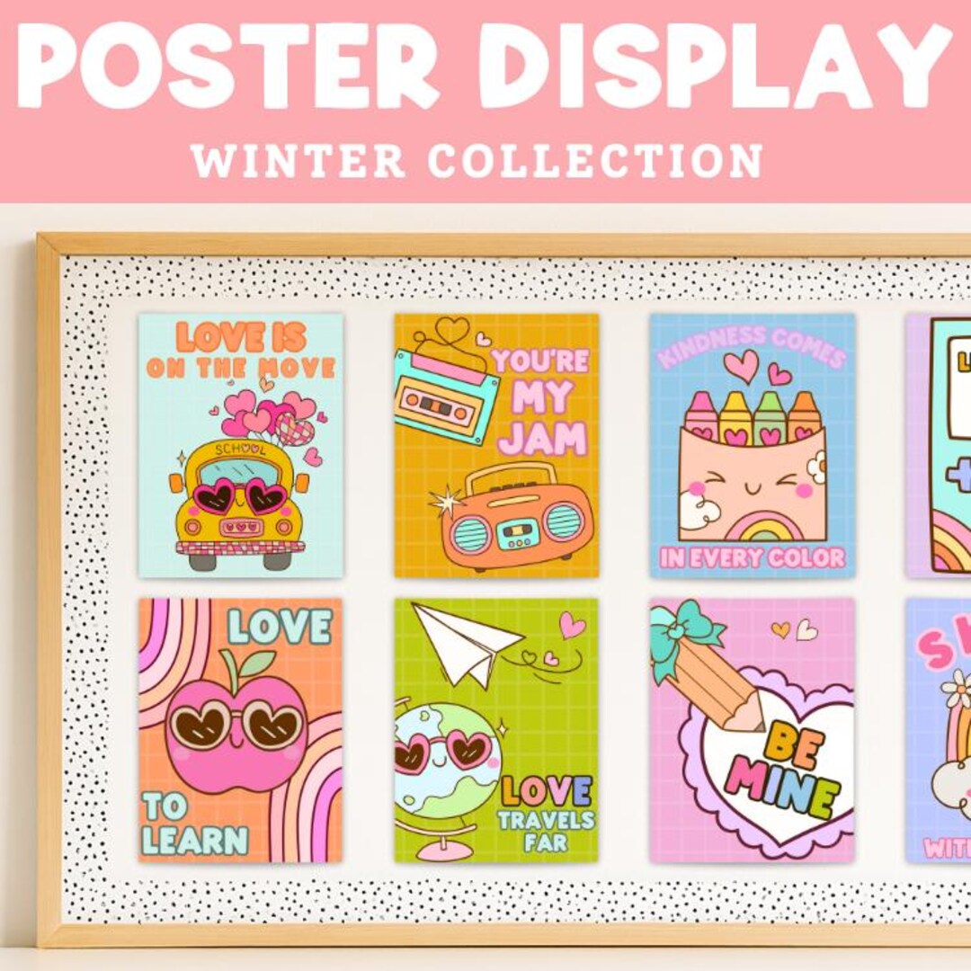 Valentines Bulletin Board, Editable Posters, Classroom Decor, Bulletin ...