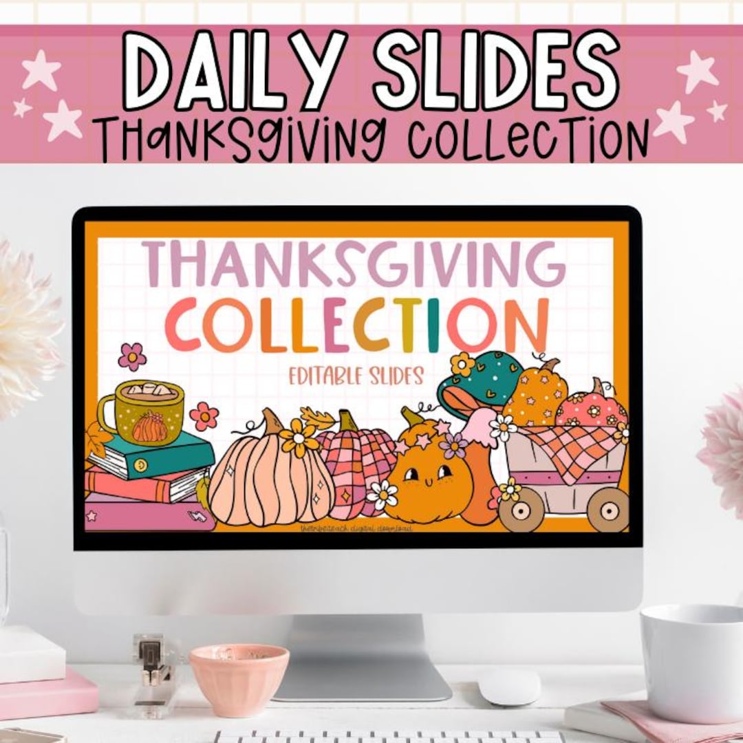 Thanksgiving Classroom Slides, Daily Slides, Fall Slides, Classroom ...