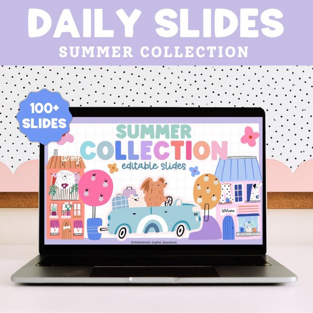 May Classroom Slides, Daily Slides, Editable Slide Template, Classroom ...