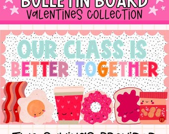 Valentine's Day Bulletin Board, Editable Posters, Bulletin Board ...