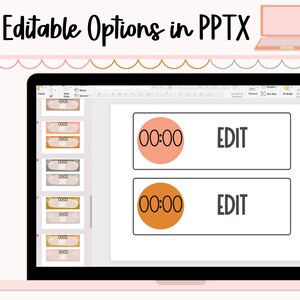Schedule Cards, Class Schedule, Editable Labels, Boho Rainbow ...