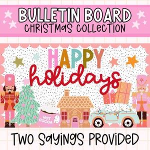 Christmas Bulletin Board, Classroom Decor, Bulletin Board, Christmas ...