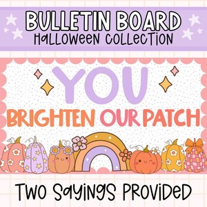 Halloween Bulletin Board, Classroom Decor, Bulletin Board, Fall ...