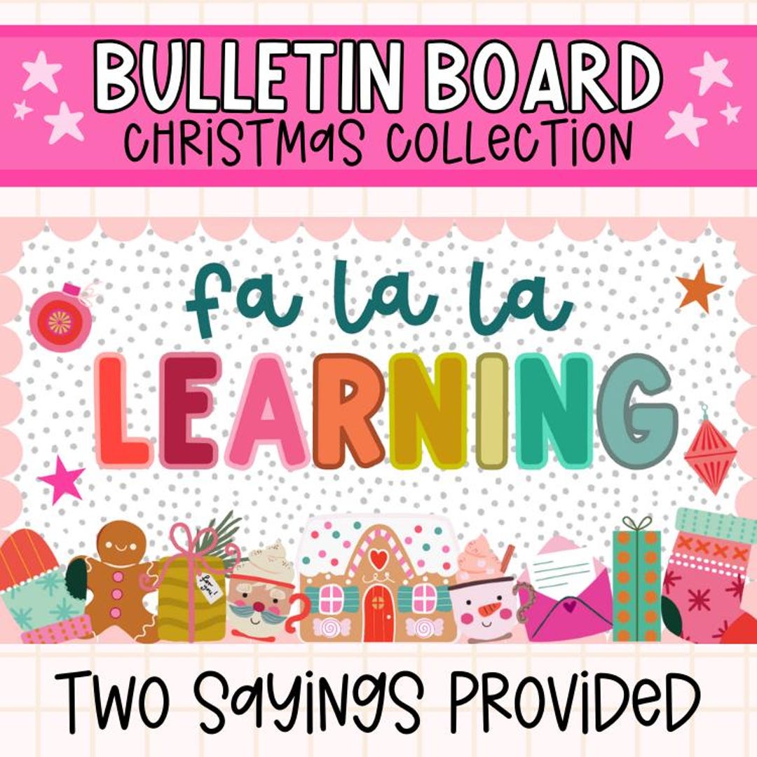 Christmas Bulletin Board, Classroom Decor, Bulletin Board, Christmas ...
