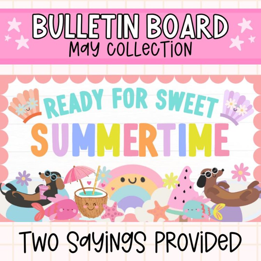 May Bulletin Board, Editable Posters, Bulletin Board, Classroom ...