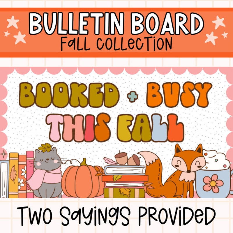 Fall Bulletin Board - Etsy