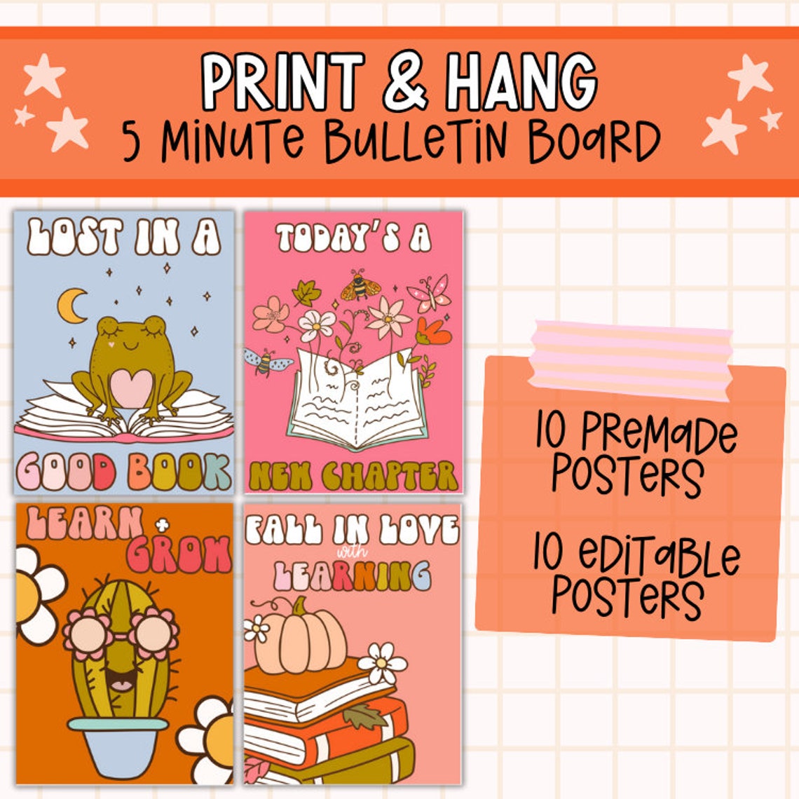 Fall Classroom Decor Bundle, Bulletin Board, Posters, Classroom Slides ...