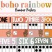 Boho Rainbow Classroom Decor Bundle, Editable, Calm Classroom Decor ...