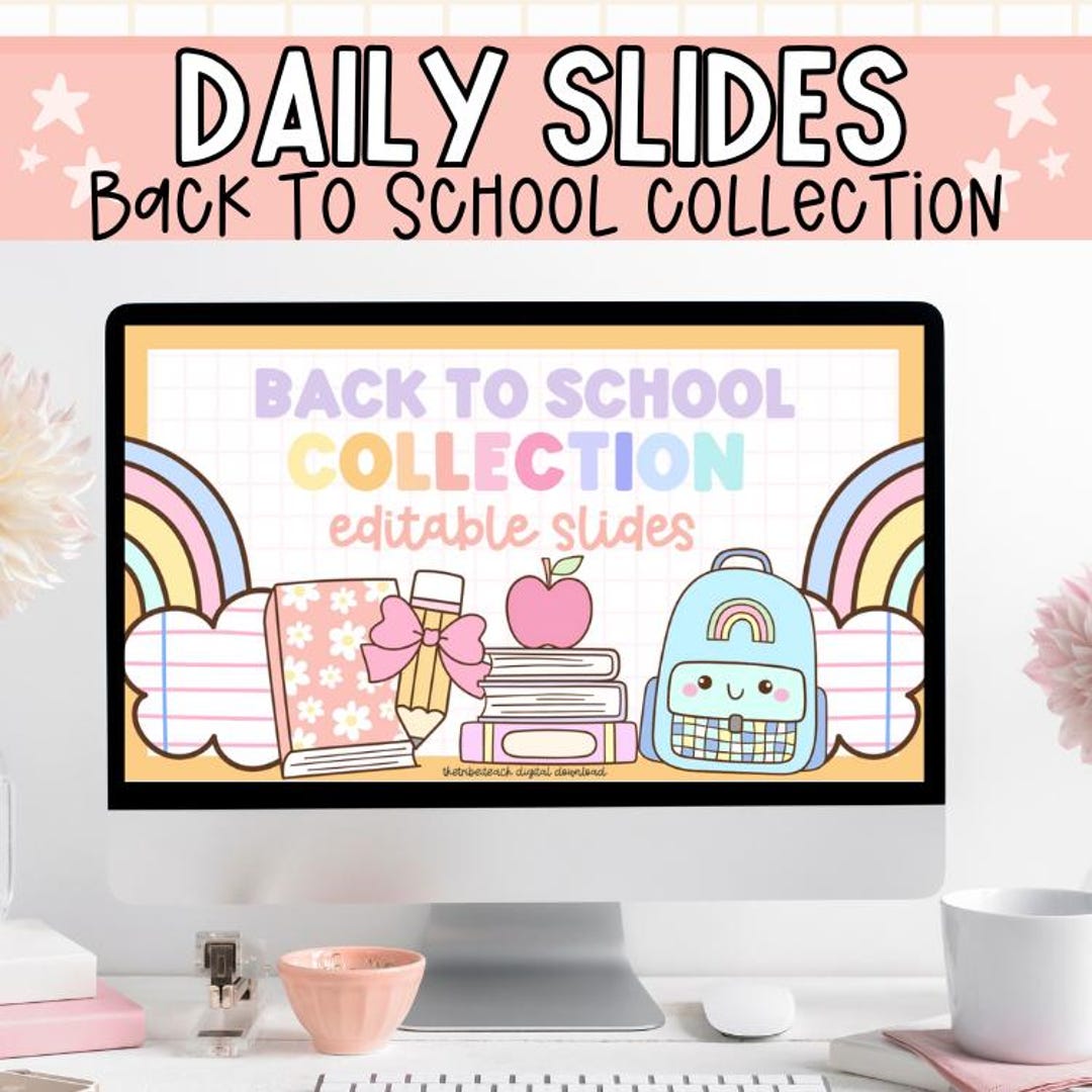Classroom Slides, Daily Slides, Back to School Slides, Classroom ...