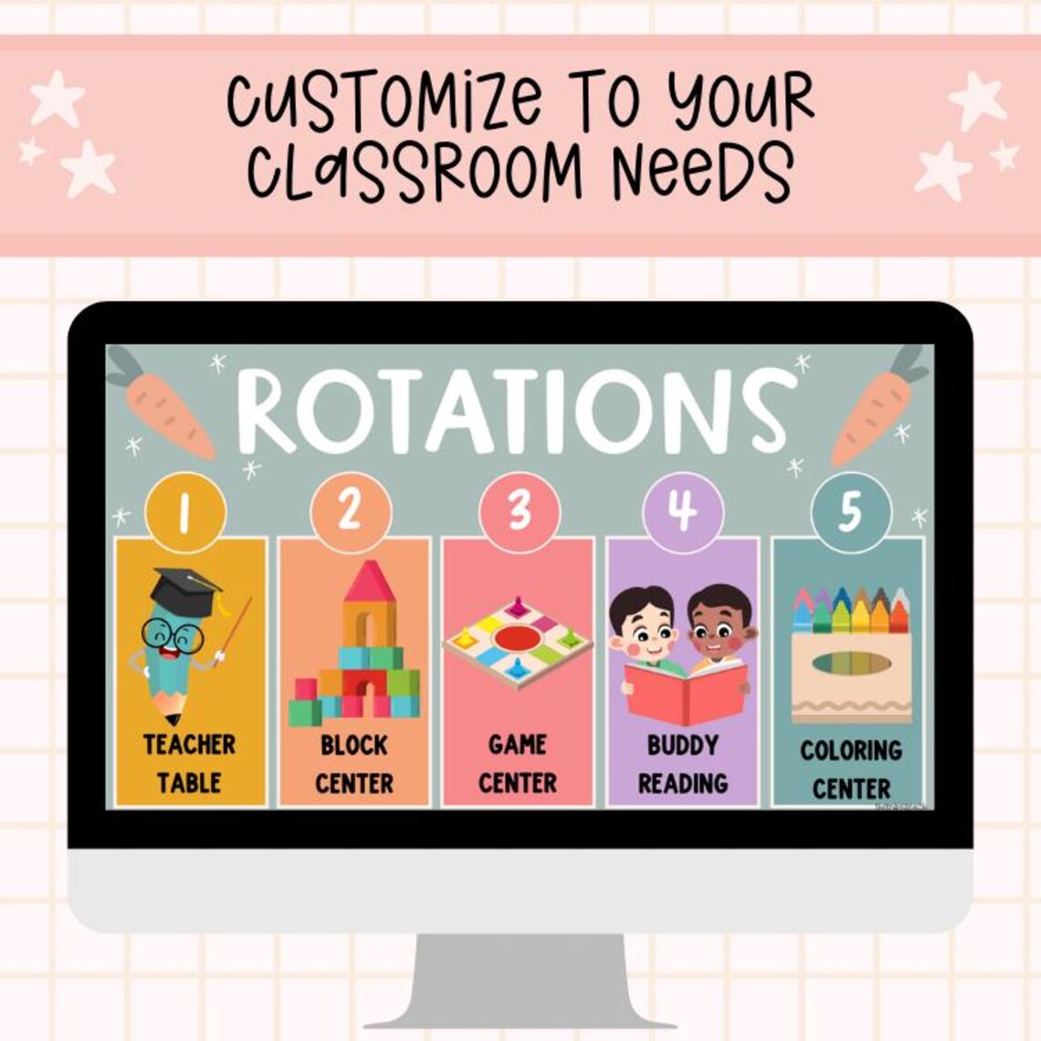 Spring Classroom Slides, Daily Slides, Editable Slide Template ...
