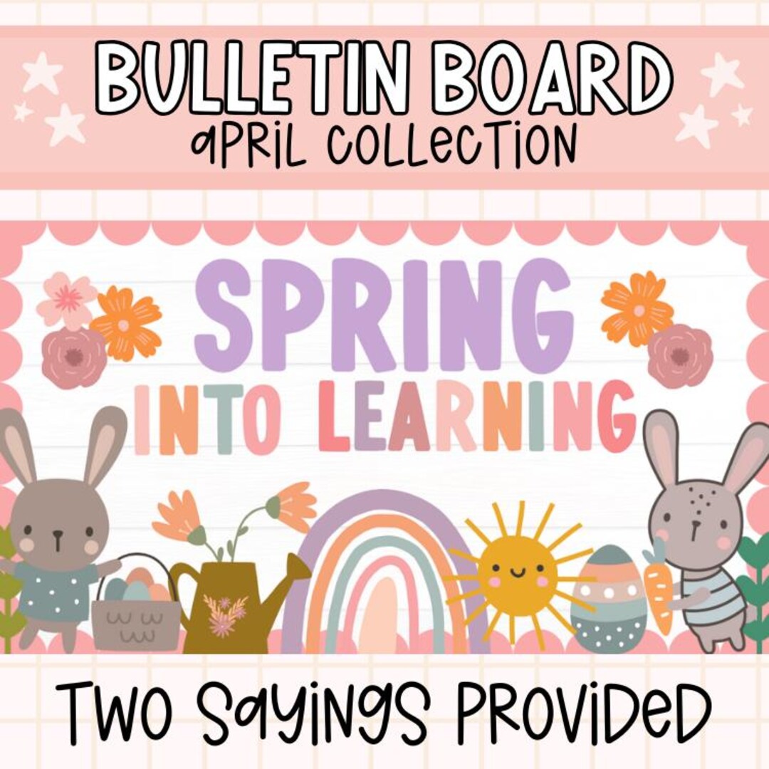 Easter Bulletin Board, Editable Posters, Bulletin Board, Classroom ...