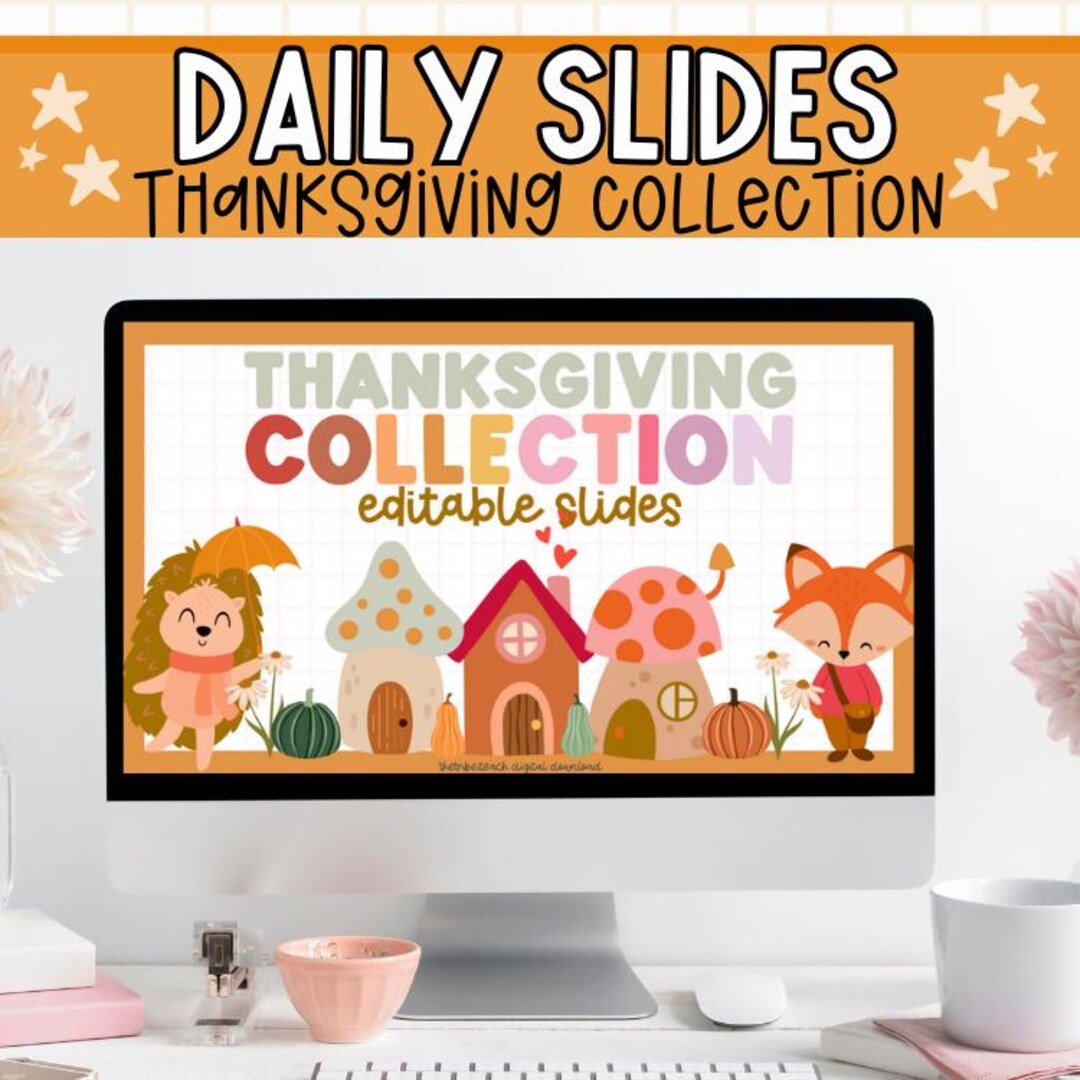 Thanksgiving Classroom Slides, Daily Slides, Fall Slides, Classroom ...