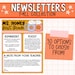 Fall Newsletters, Newsletter Template, Class Newsletter, Fall Decor ...