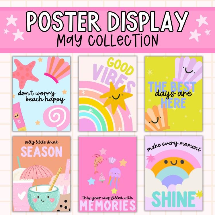 May Bulletin Board, Editable Posters, Classroom Decor, Bulletin Board ...