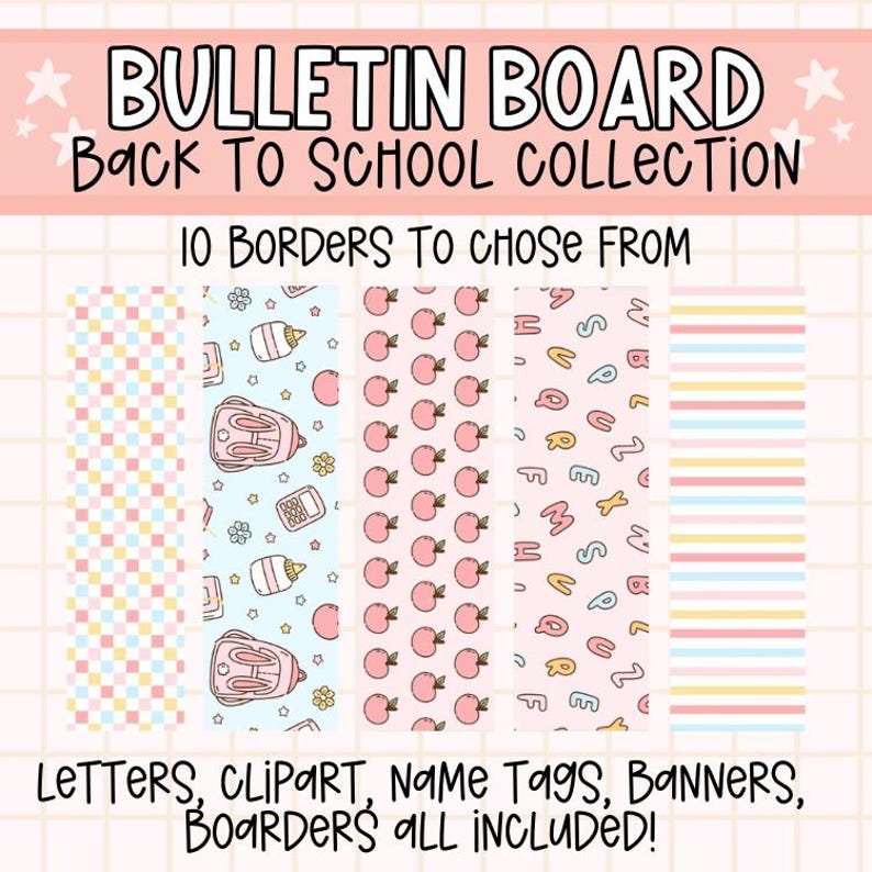 Back to School Bulletin Board, Classroom Decor, Bulletin Board, Back to ...