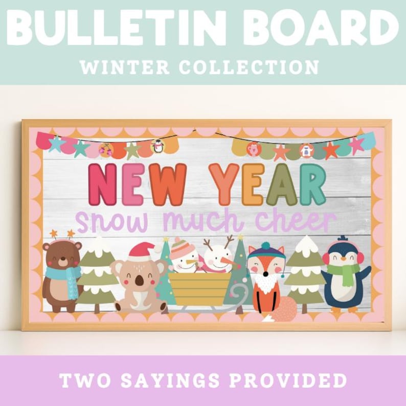 Winter Bulletin Board, Editable Posters, Classroom Decor, Bulletin ...
