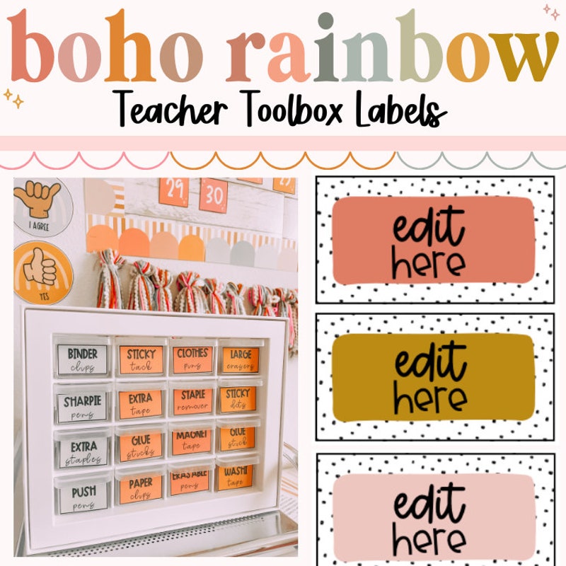 Teacher Toolbox - Etsy