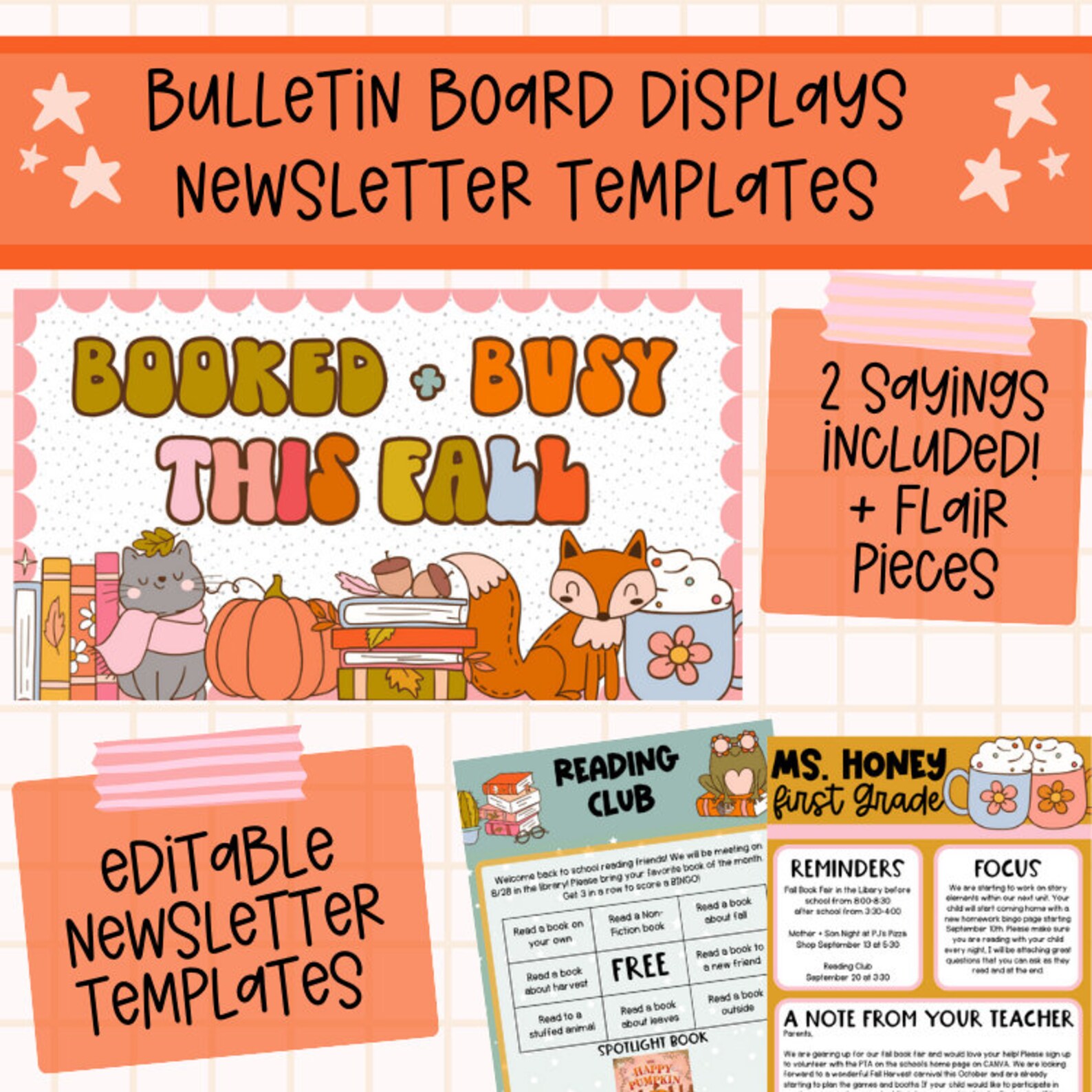 Fall Classroom Decor Bundle, Bulletin Board, Posters, Classroom Slides ...