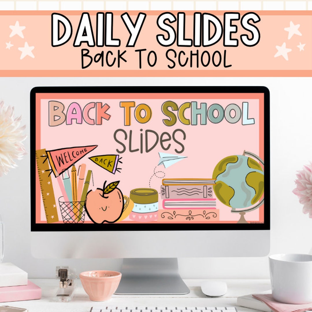 Classroom Slides, Daily Slides, Back to School Slides, Classroom ...