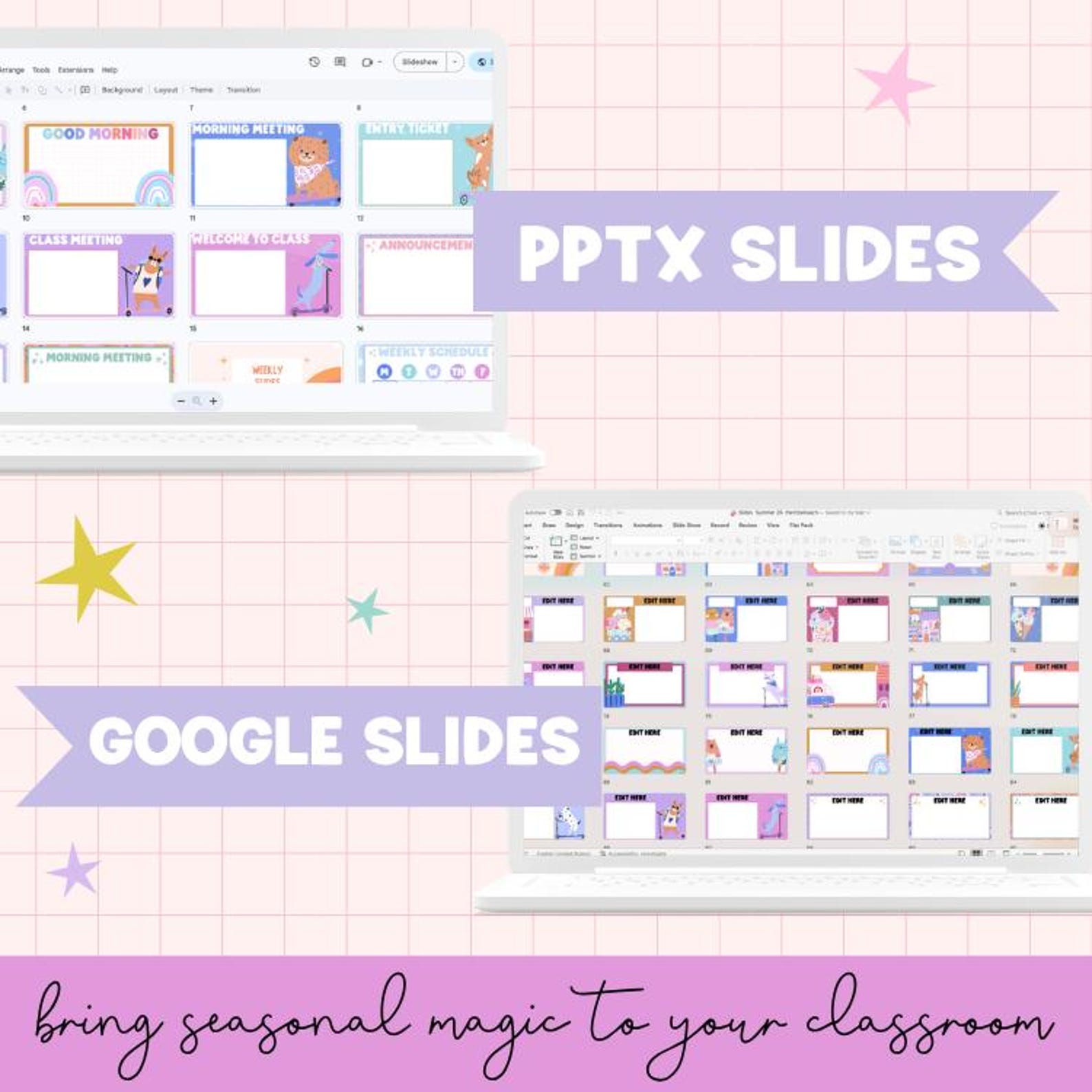 May Classroom Slides, Daily Slides, Editable Slide Template, Classroom ...