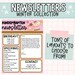 Winter Newsletters, Newsletter Template, Class Newsletter, Editable ...