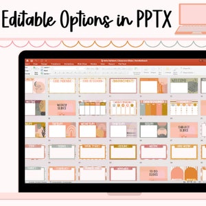 Boho Rainbow Classroom Decor Bundle, Editable, Calm Classroom Decor ...