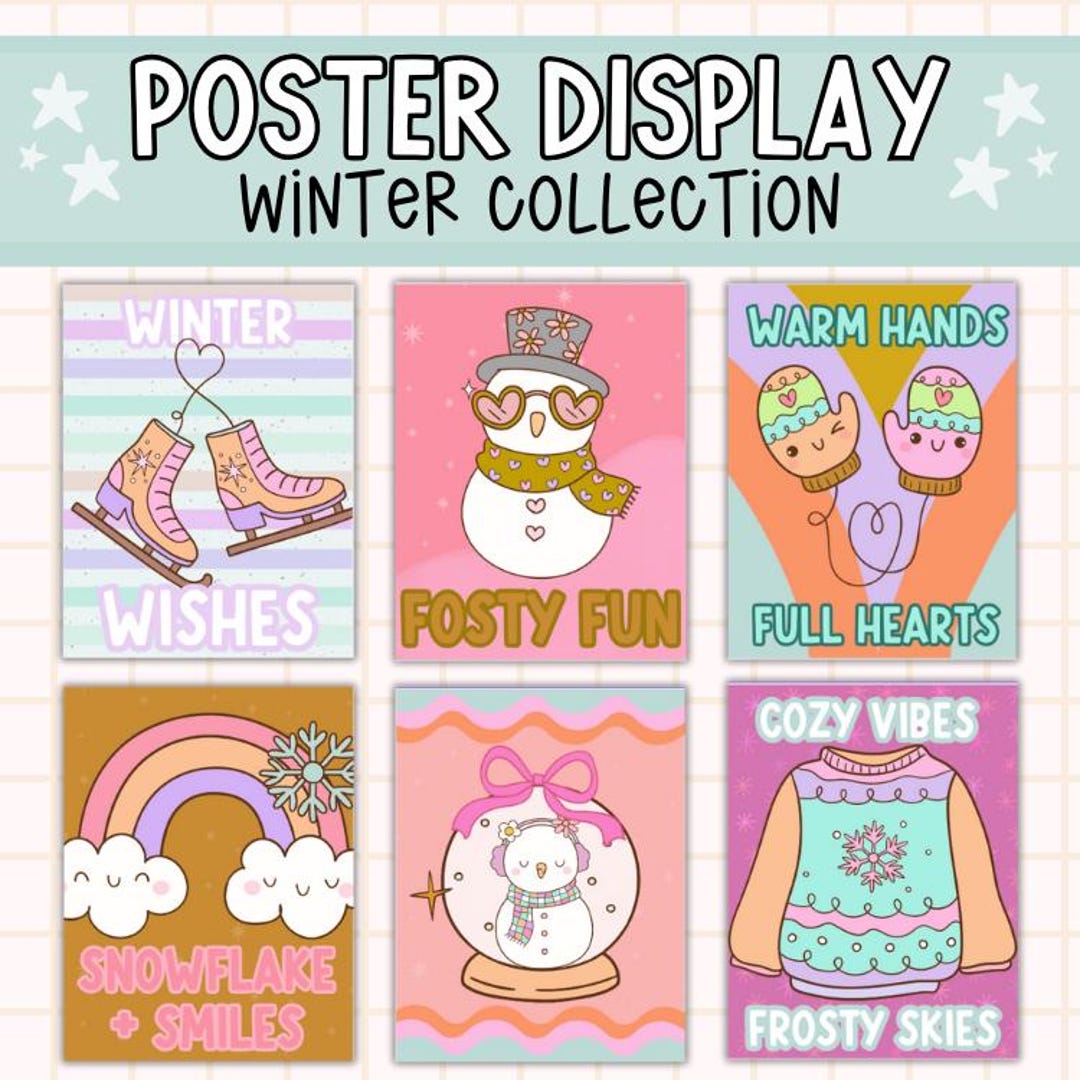 Winter Bulletin Board, Editable Posters, Classroom Decor, Bulletin ...
