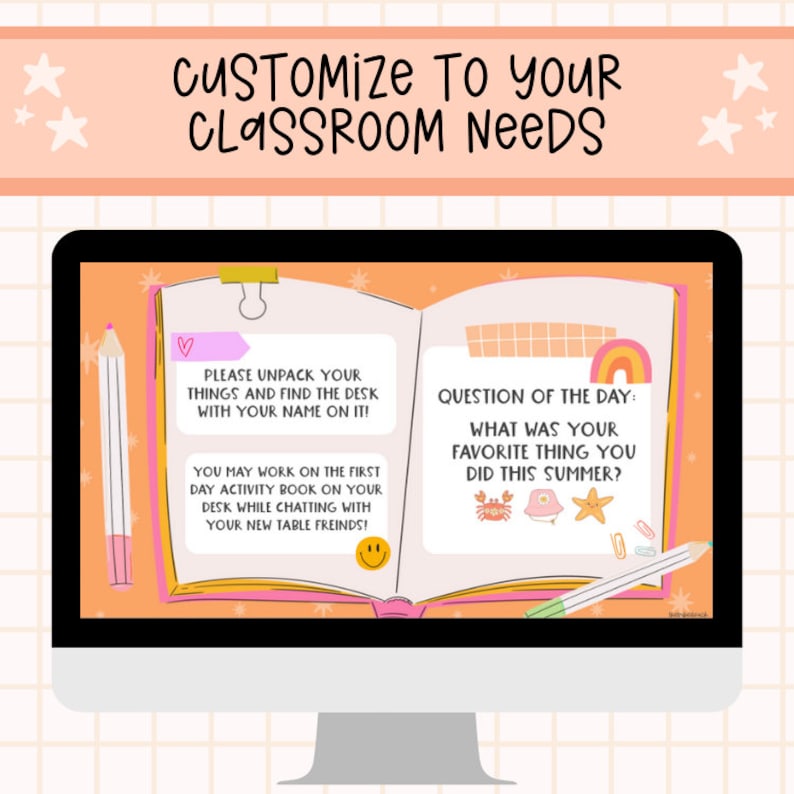 Classroom Slides, Daily Slides, Back to School Slides, Classroom ...