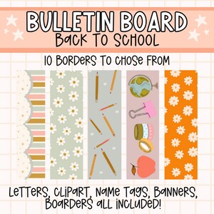 Back to School Bulletin Board, Classroom Decor, Bulletin Board, Back to ...