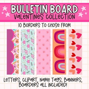 Valentine's Day Bulletin Board, Editable Posters, Bulletin Board ...