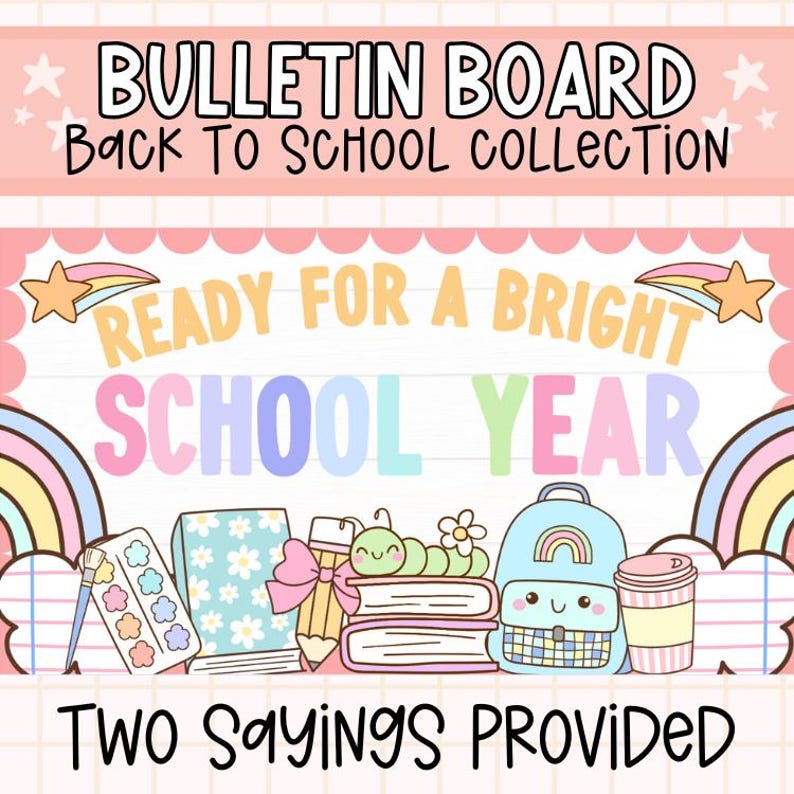 Back to School Bulletin Board, Classroom Decor, Bulletin Board, Back to ...