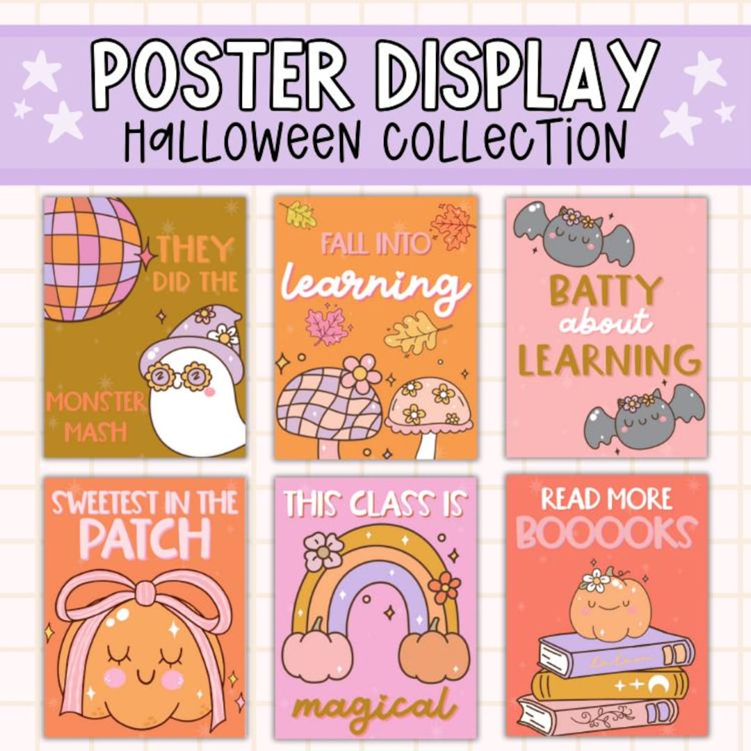 Halloween Bulletin Board, Editable Posters, Classroom Decor, Bulletin ...