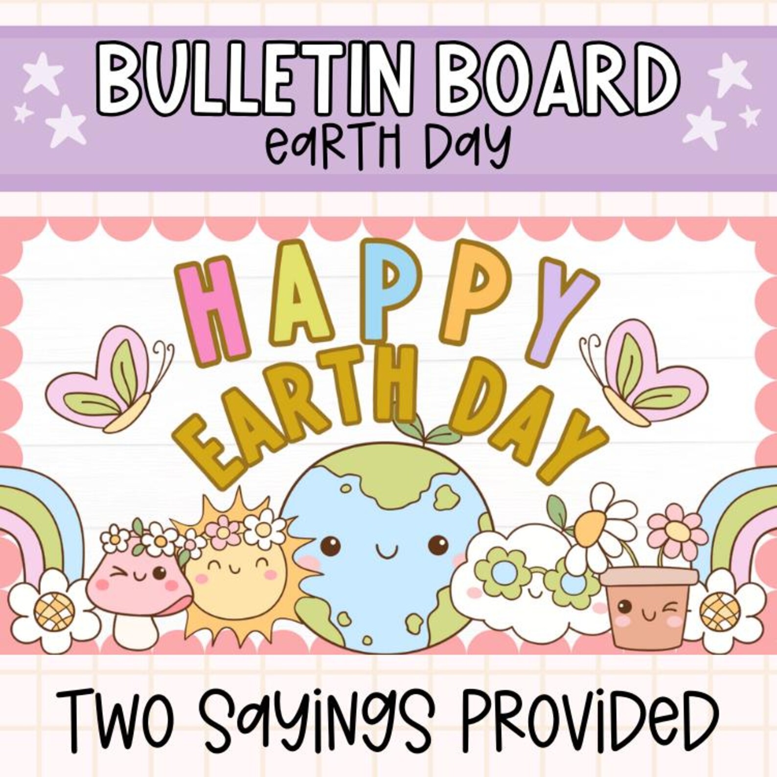 Earth Day Bulletin Board, Editable Posters, Bulletin Board, Classroom ...