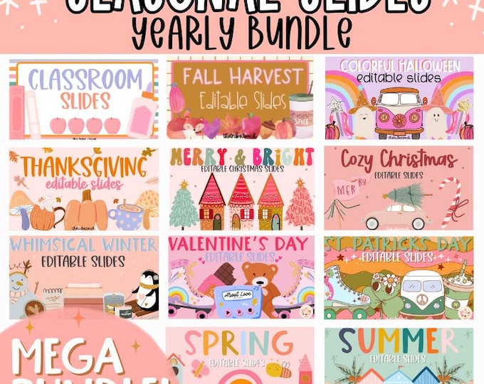 EDITABLE/ Canva/ Teacher Slides/ Classroom Slides/ Instant Download ...