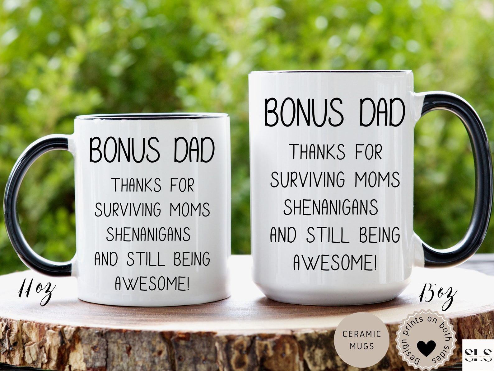 Bonus Dad Fathers Day Gift, Bonus Dad Christmas Gift, Bonus Dad Mug ...